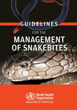 Snake bite who guidelines | PDF