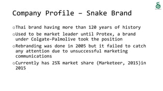 Snake brand marketing communication | PPTX