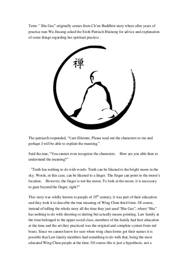 Snake Crane Wing Chun - Bil Gee the truth meaning