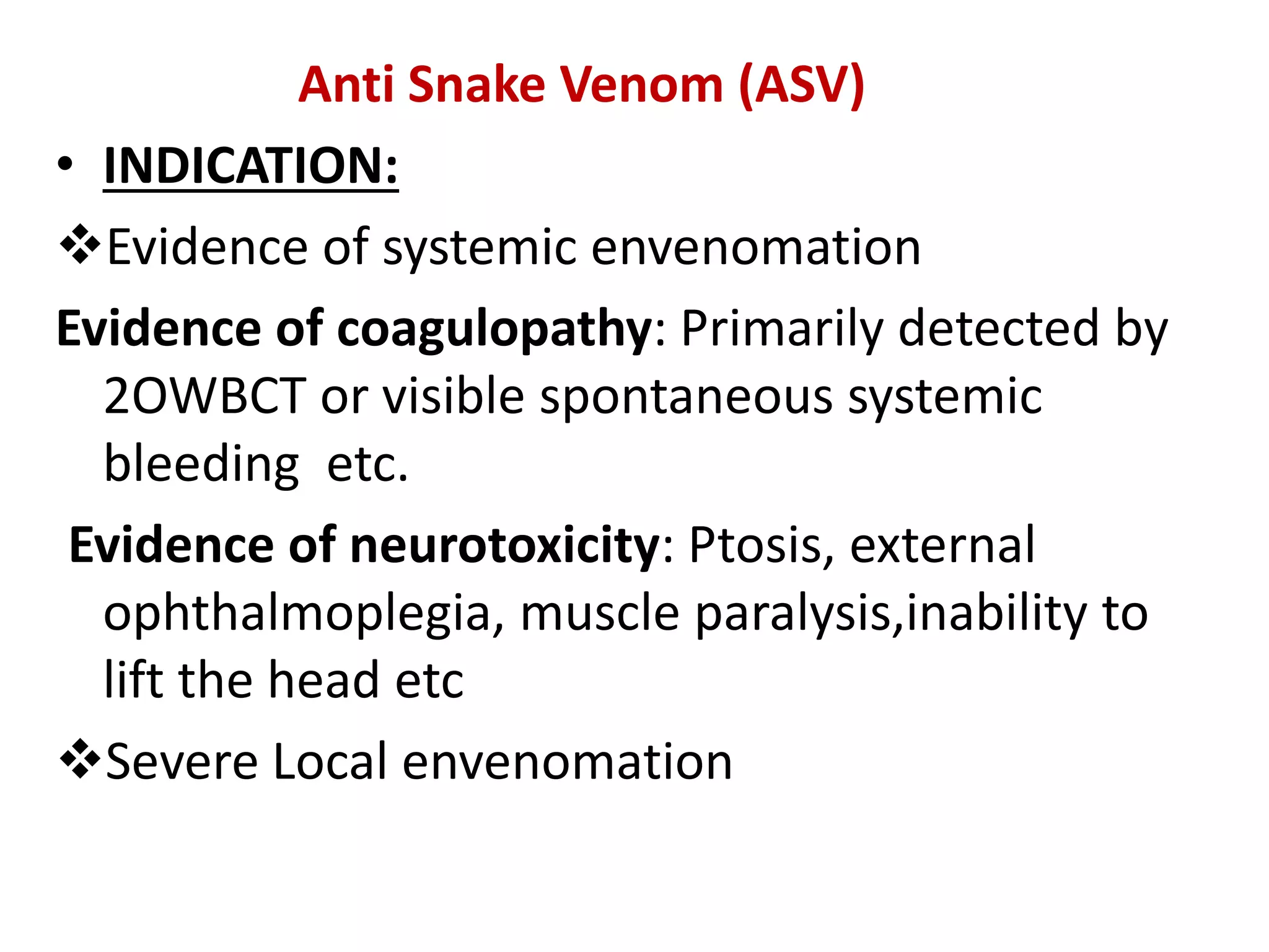 Snake envenomation | PPTX