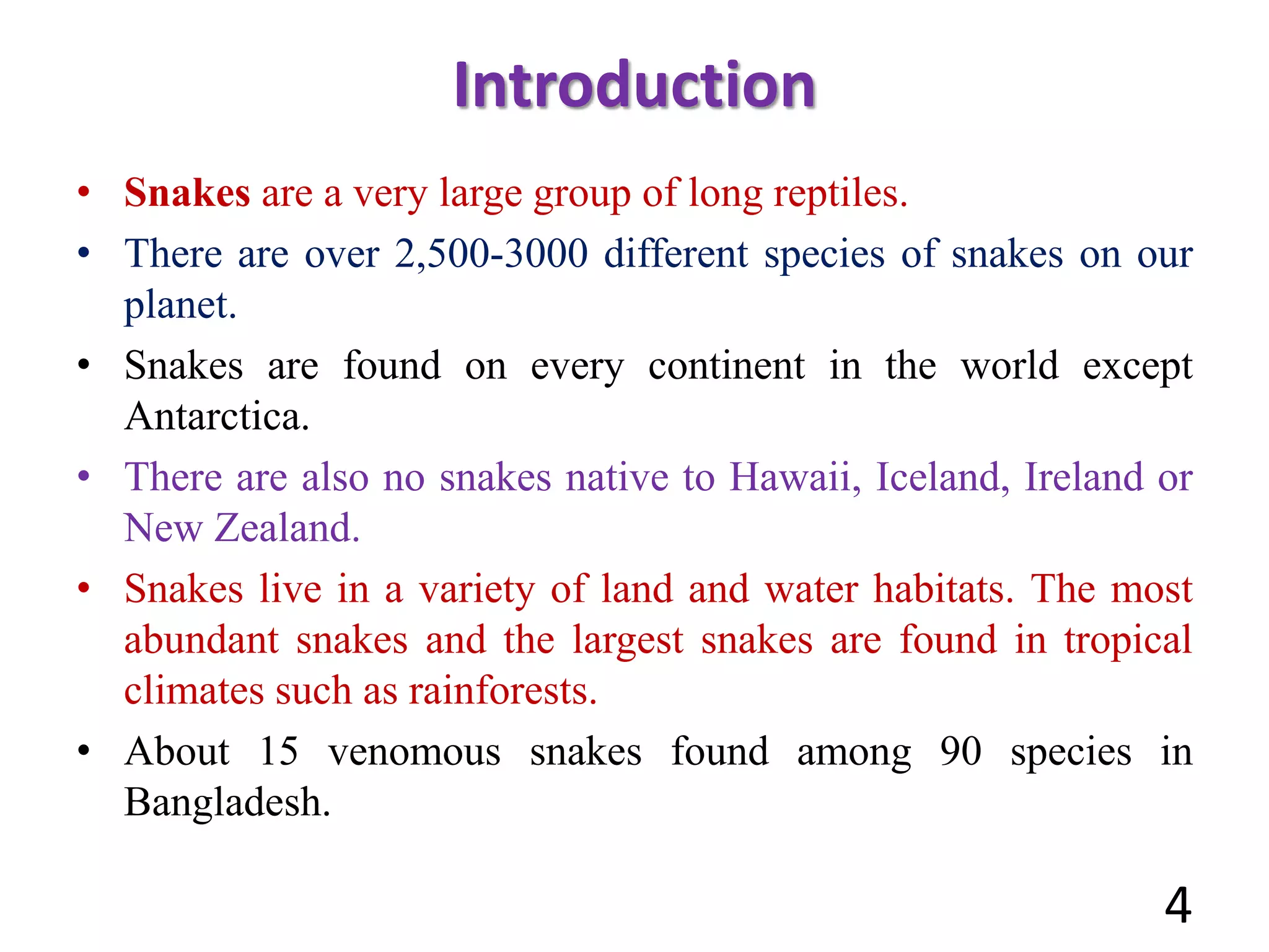 Snake Farming in/of Bangladesh | PPTX