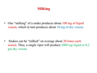 Snake farming slide | PPTX | Agriculture | Industries