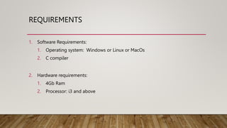 Snake Game using computer graphics in c and c++ | PPTX