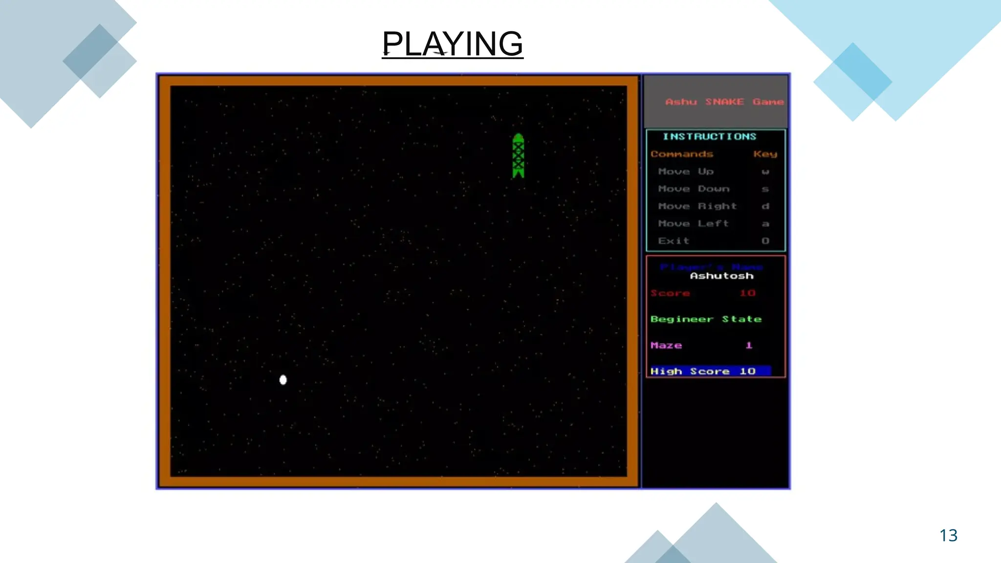 Snake_game presentation-1.pptx in whitho to | PPTX