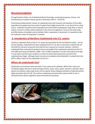 Snakehead fish | PDF