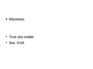 Snake poisoning | PPTX