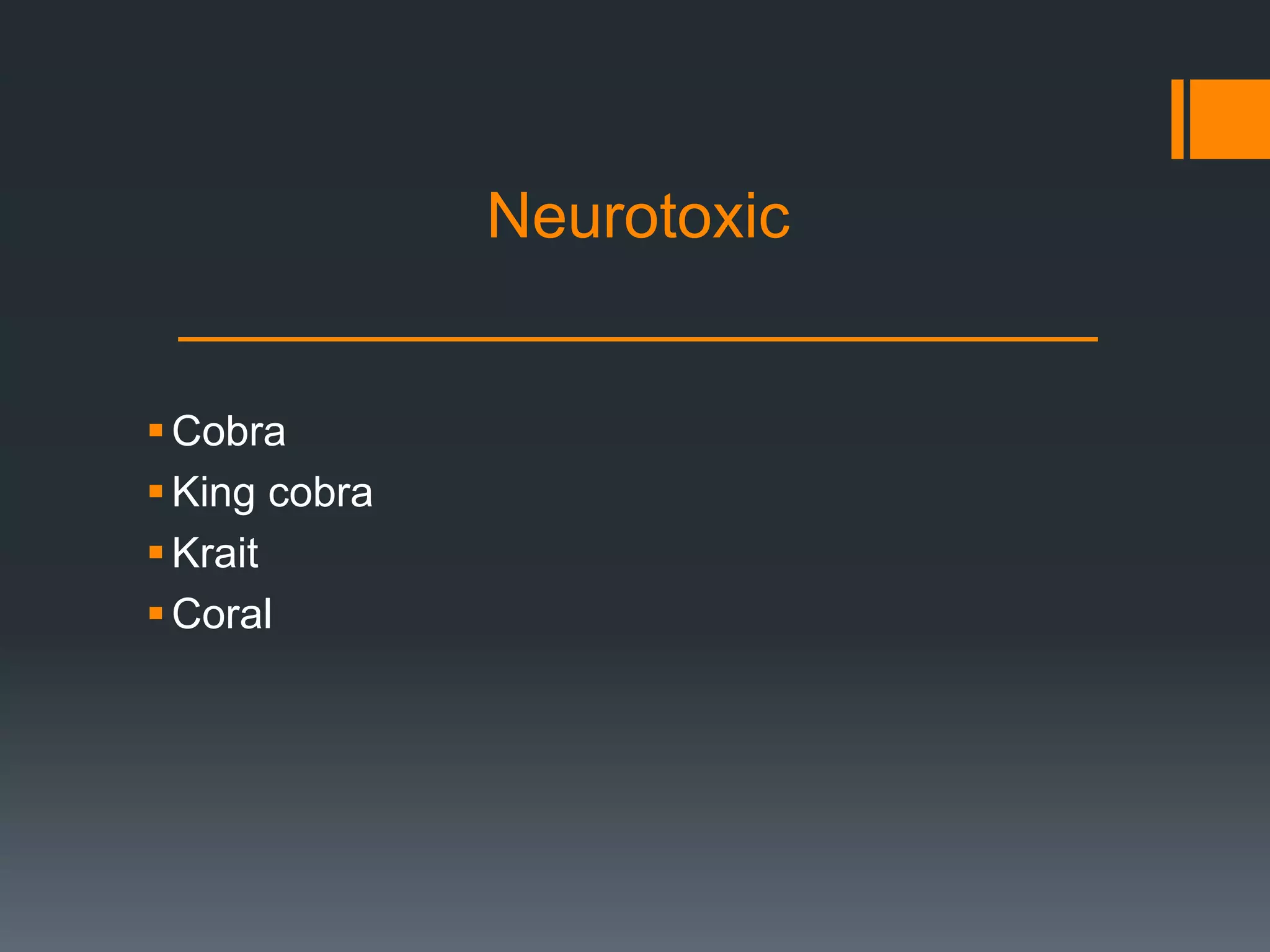 Snake poisoning | PPTX