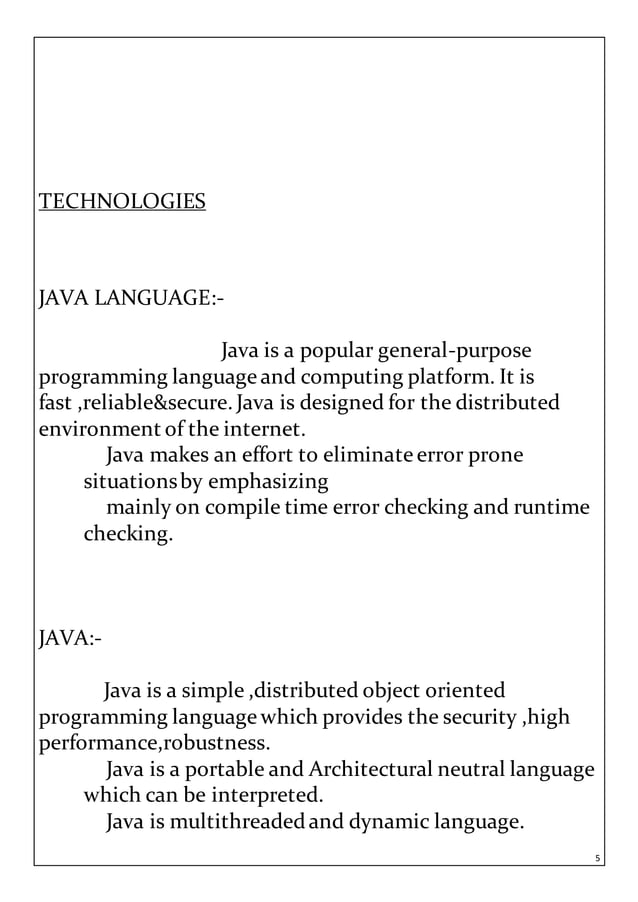 Snake project report | DOC
