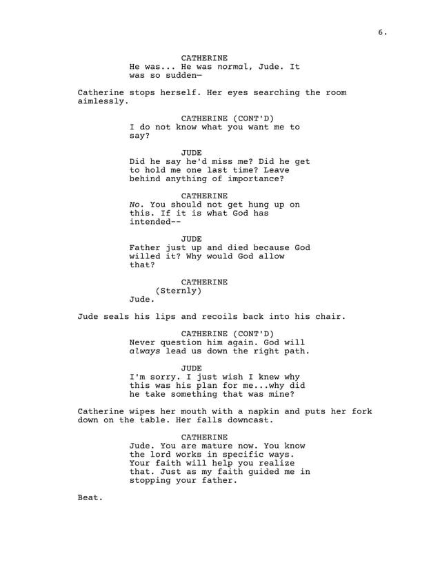 Snakeroot Screenwriting Sample For Portfolio | PDF