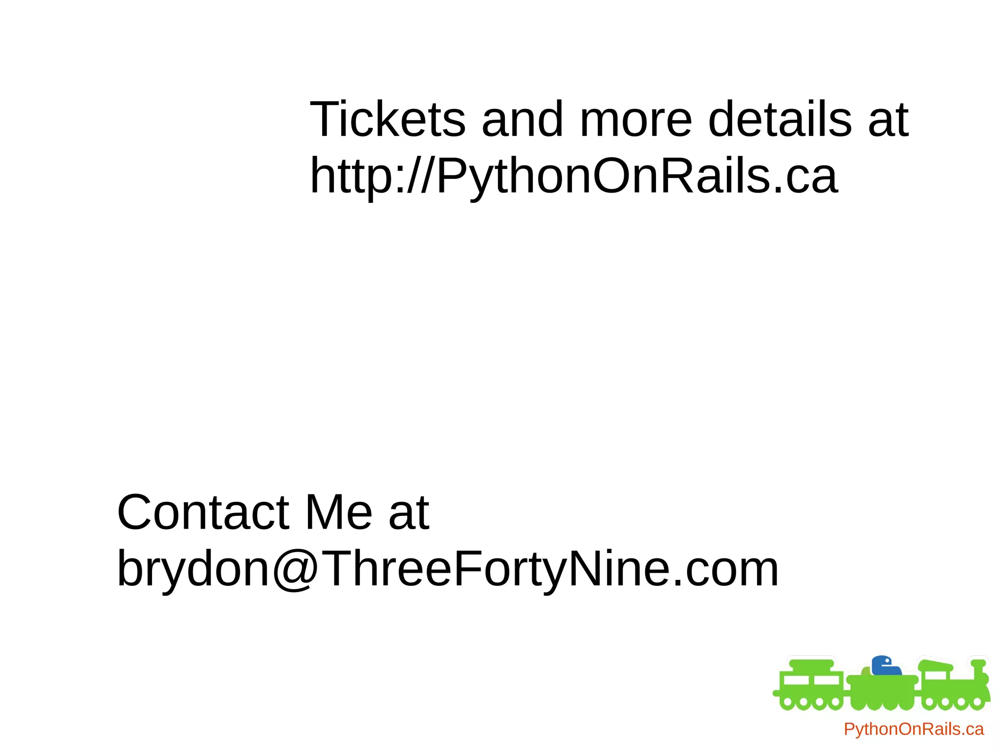 Snakes On A Train? | PPT