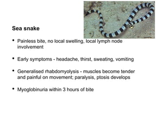 Snakes Toxicology | PPTX