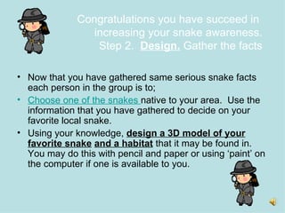 Snake safety design brief | PPT