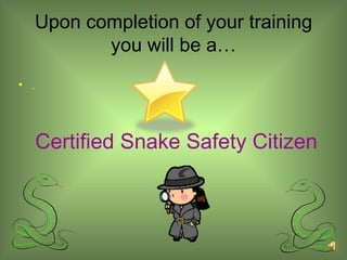 Snake safety design brief | PPT