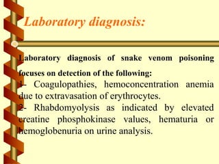 Snake & scorpion envenomation | PPT