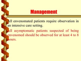 Snake & scorpion envenomation | PPT