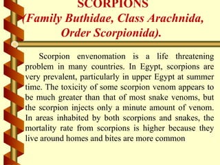 Snake & scorpion envenomation | PPT