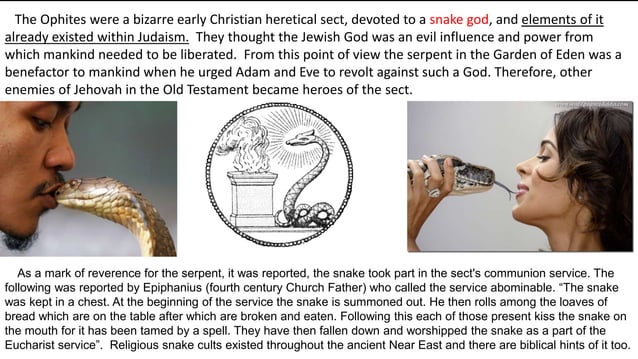 Snakes in the bible, adult ed | PPT