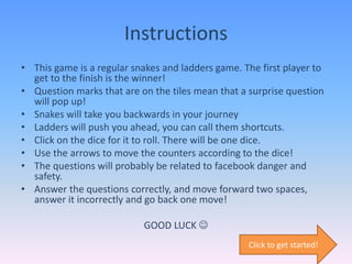 Snakes & ladders | PPTX