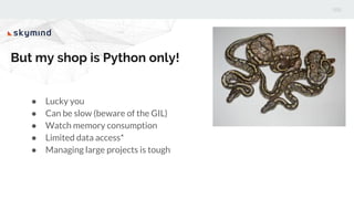Snakes on a plane - Ship your Python on enterprise machines | PDF