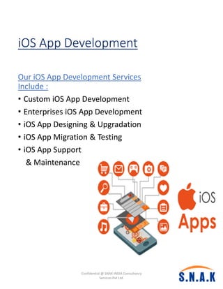 Mobile App Development Services By SNAK INDIA | PDF