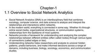 Introduction to Social Network Analytics | PDF