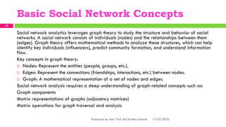 Mathematical Foundations For Social Network Analysis | PDF