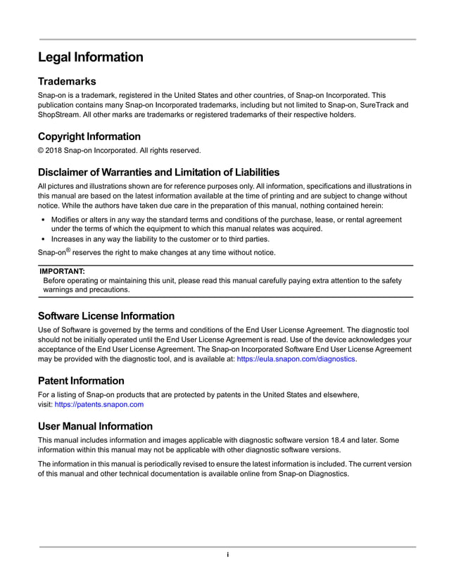 Snap-on Solus Edge User's Manual | PDF | Operating Systems | Computer ...