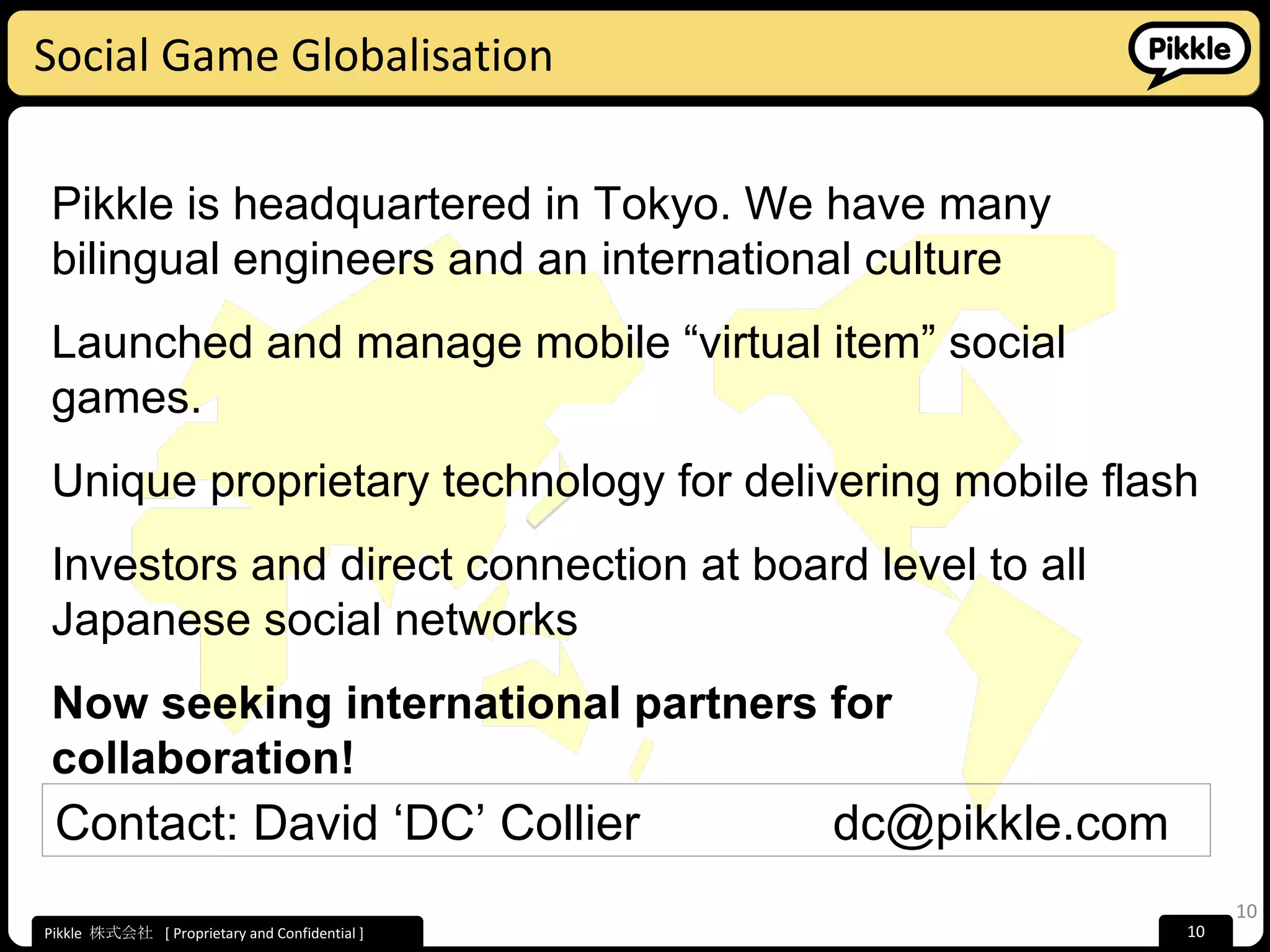 pikkle social games japan | PPT