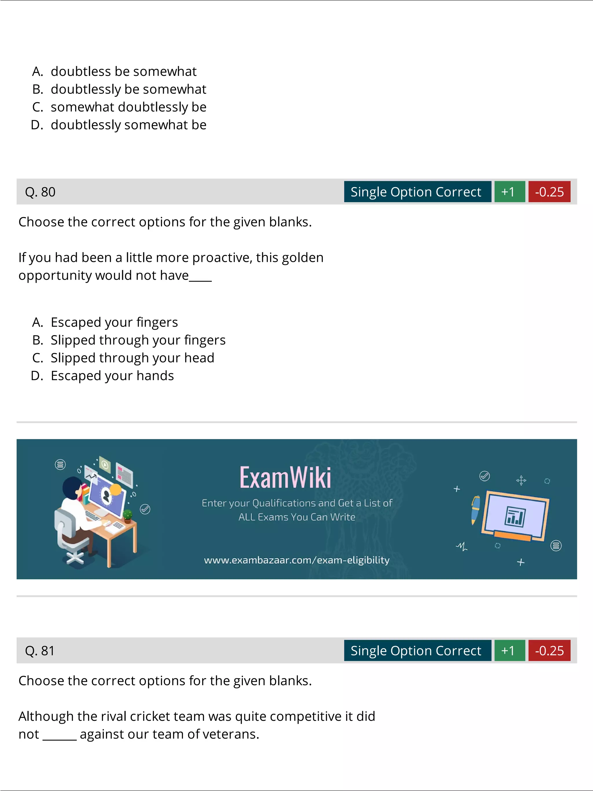 SNAP 2014 Previous Year Question Paper | PDF