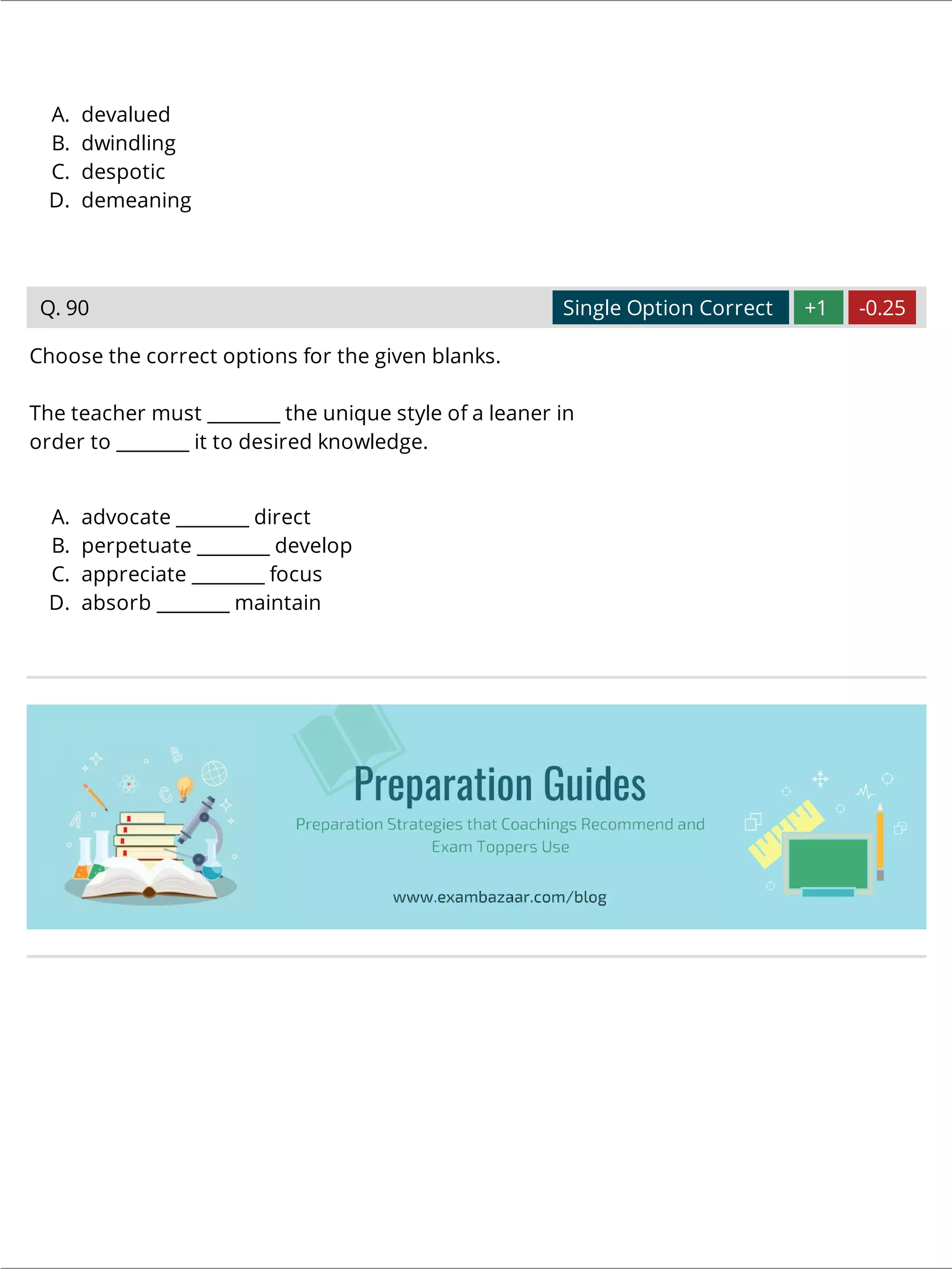 SNAP 2014 Previous Year Question Paper | PDF