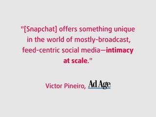 Snapchat Visual Marketing Strategy | PDF