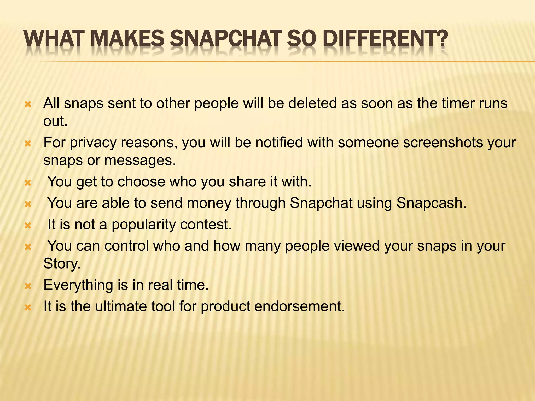 SNAPCHAT | PPTX