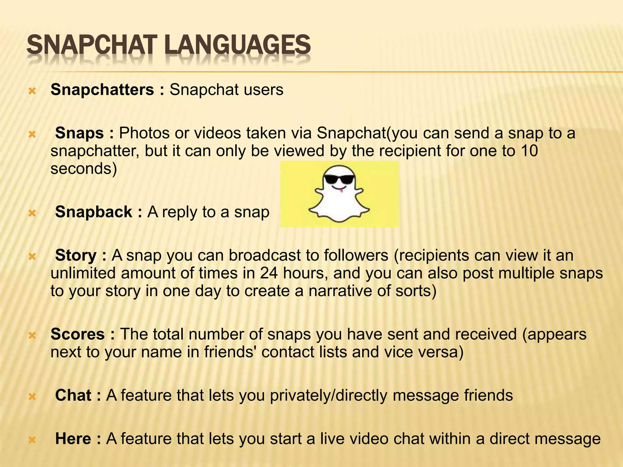 SNAPCHAT | PPTX