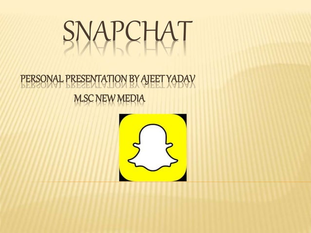 SNAPCHAT | PPTX