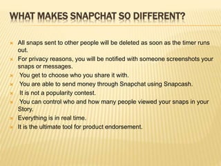 SNAPCHAT | PPTX