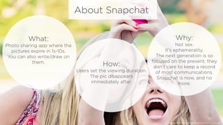 14 Ways Brands can use Snapchat | PPT