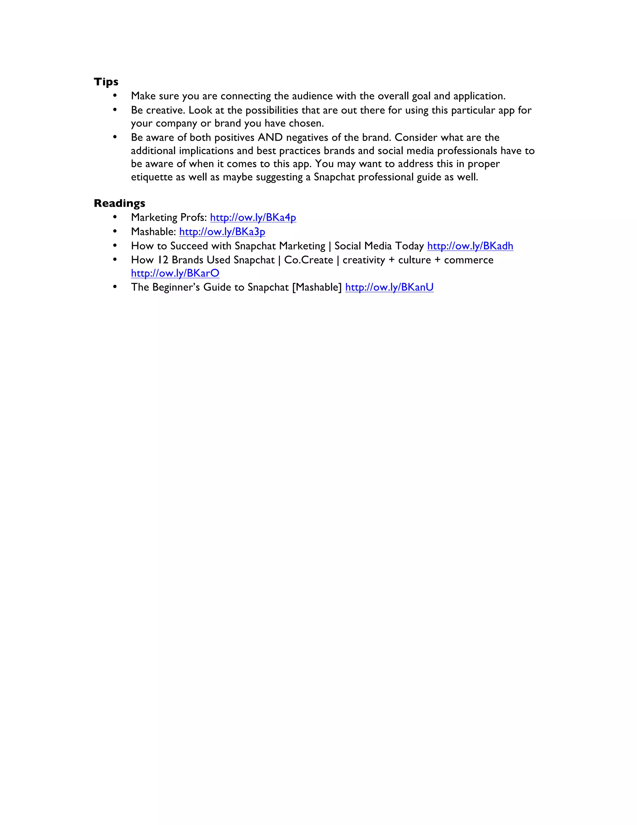 Snapchat Assignment | PDF