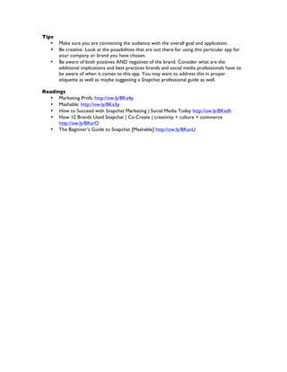 Snapchat Assignment | PDF