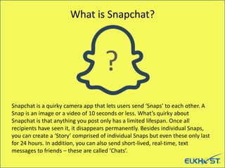 Snapchat business guide | PPT
