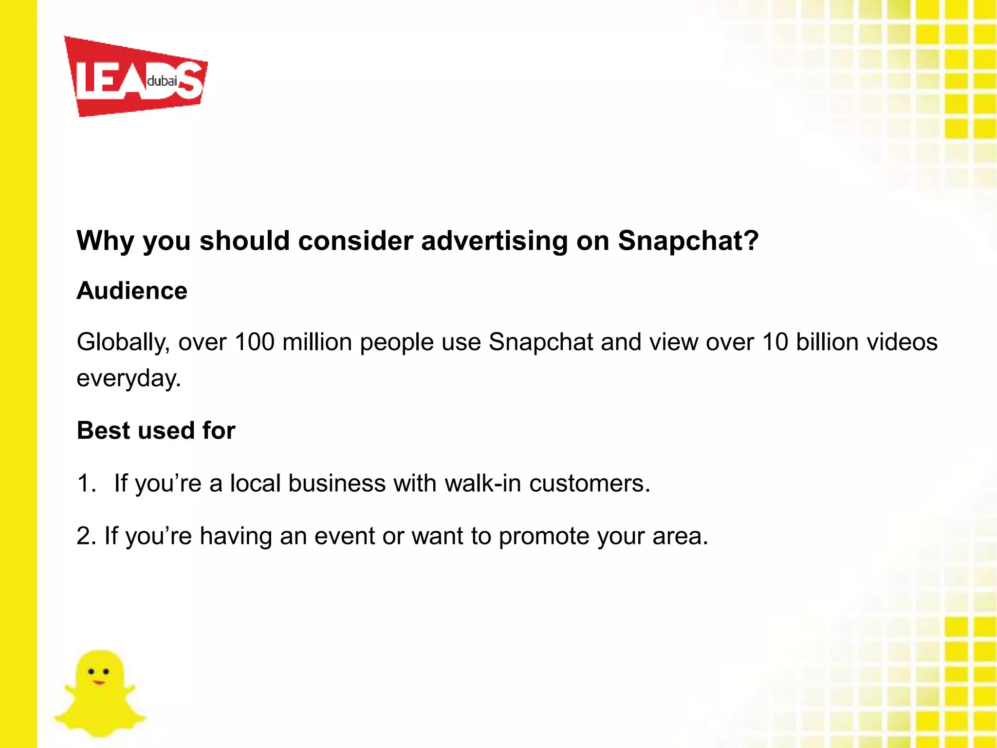 Snapchat Case Study | Snapchat Advertising | PPTX