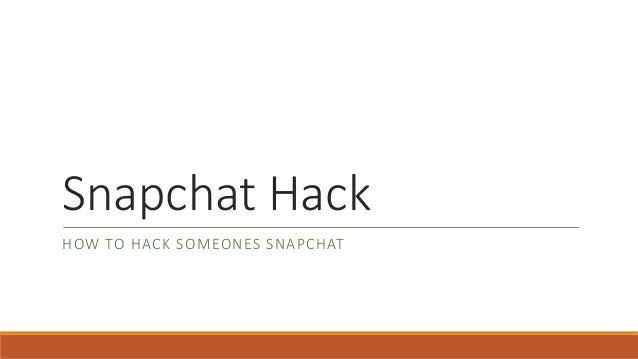 Snapchat Hack - 3 Step How to Hack Snapchat Guide
