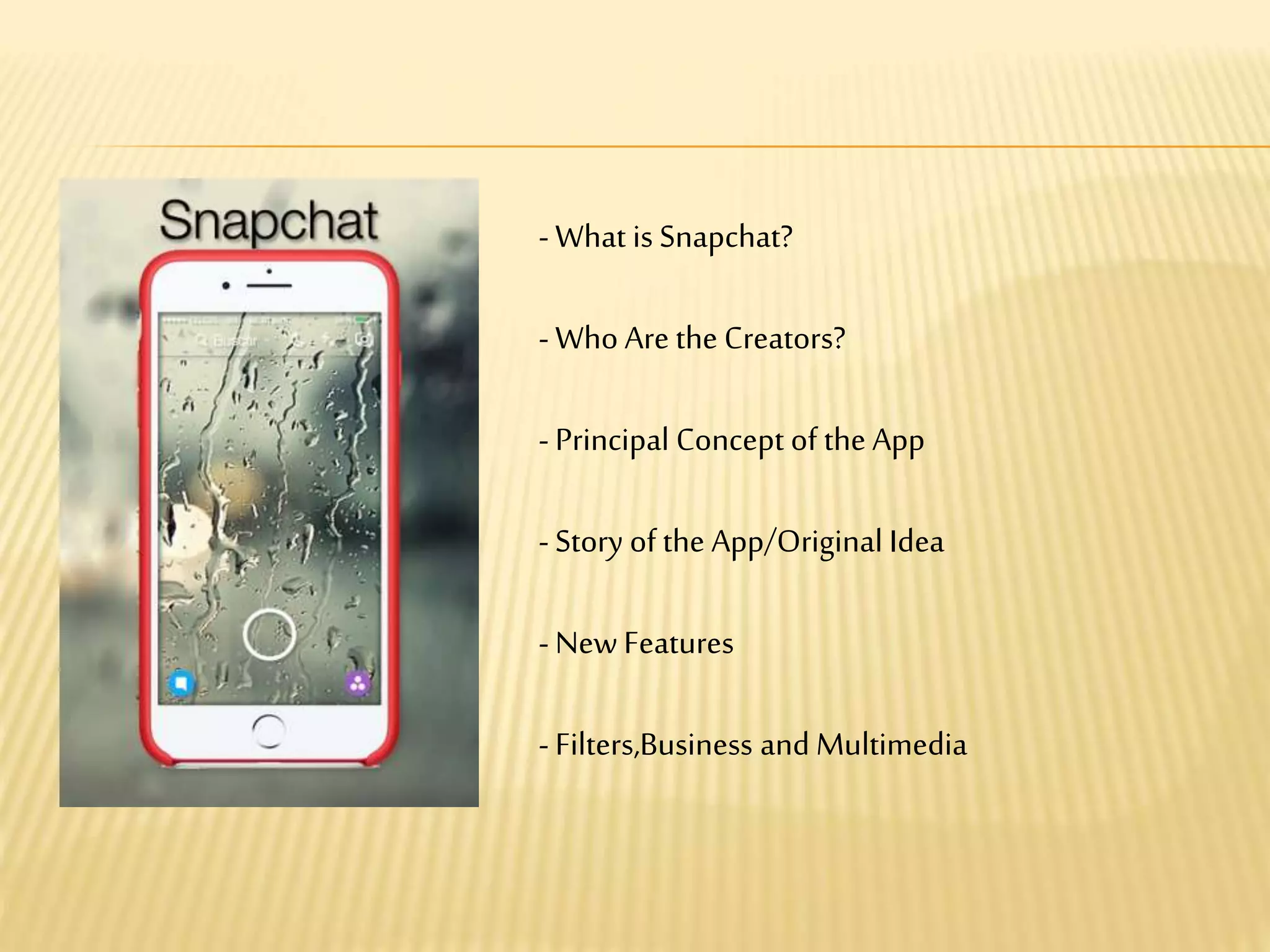 Snapchat by Juan morena palmiotta | PPTX