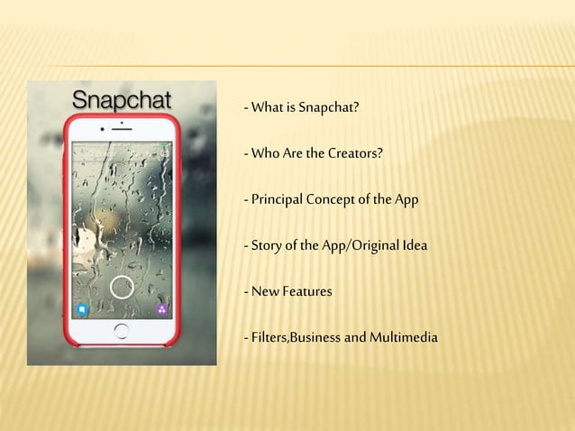 Snapchat by Juan morena palmiotta | PPTX