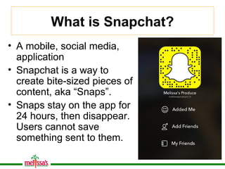 Snapchat Overview and How To Use Snapchat | PPT
