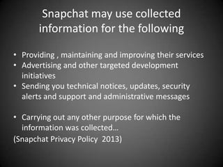 Snapchat Policy Primer | PPT