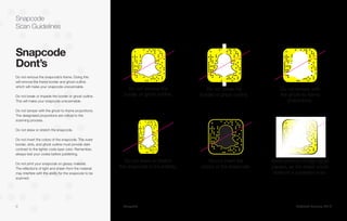 Official Snapcode Guidelines by Snapchat | PPT