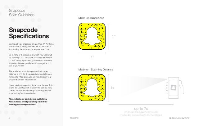 Official Snapcode Guidelines by Snapchat