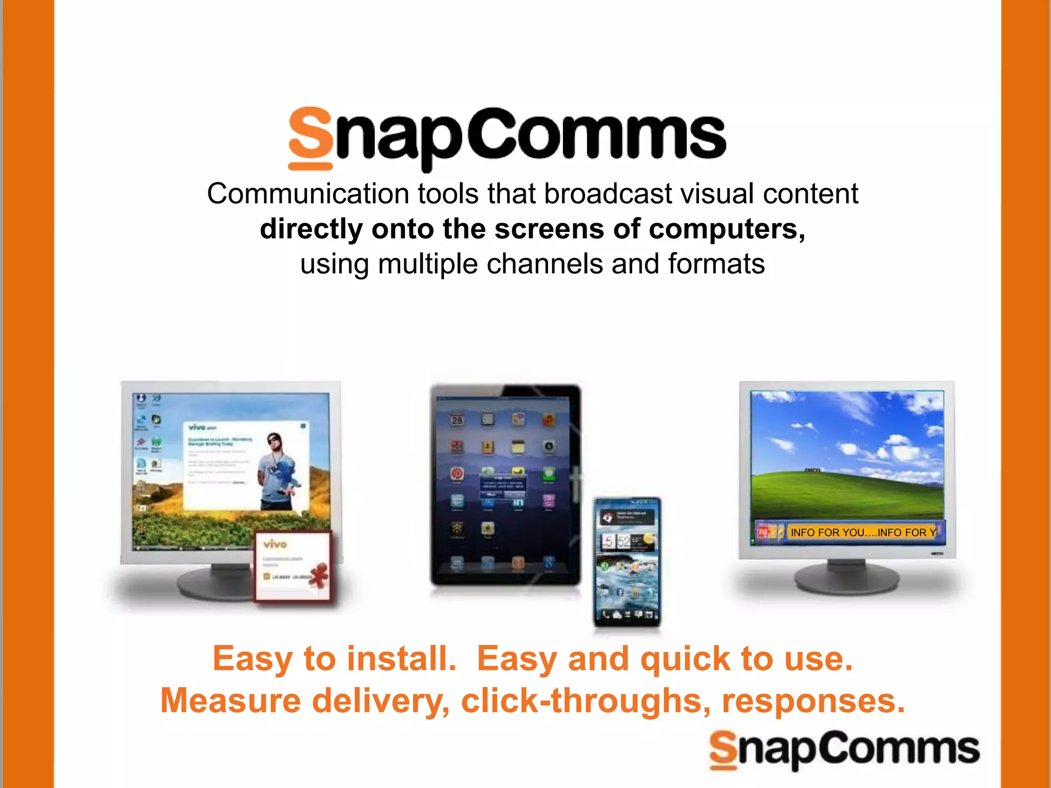 Overview of SnapComms Internal Communication Software | PPTX