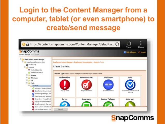 Overview of SnapComms Internal Communication Software | PPTX ...