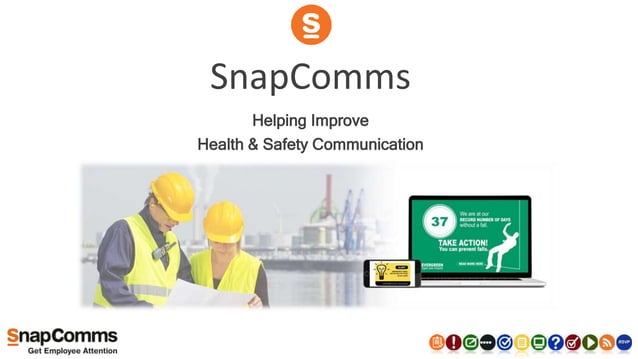 Internal health and safety communication with SnapComms | PPT
